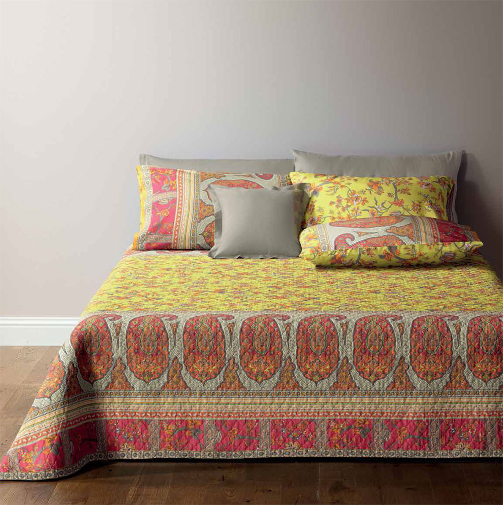 Bassetti Couvre-lit Genova 2 col coton 240x255 cm